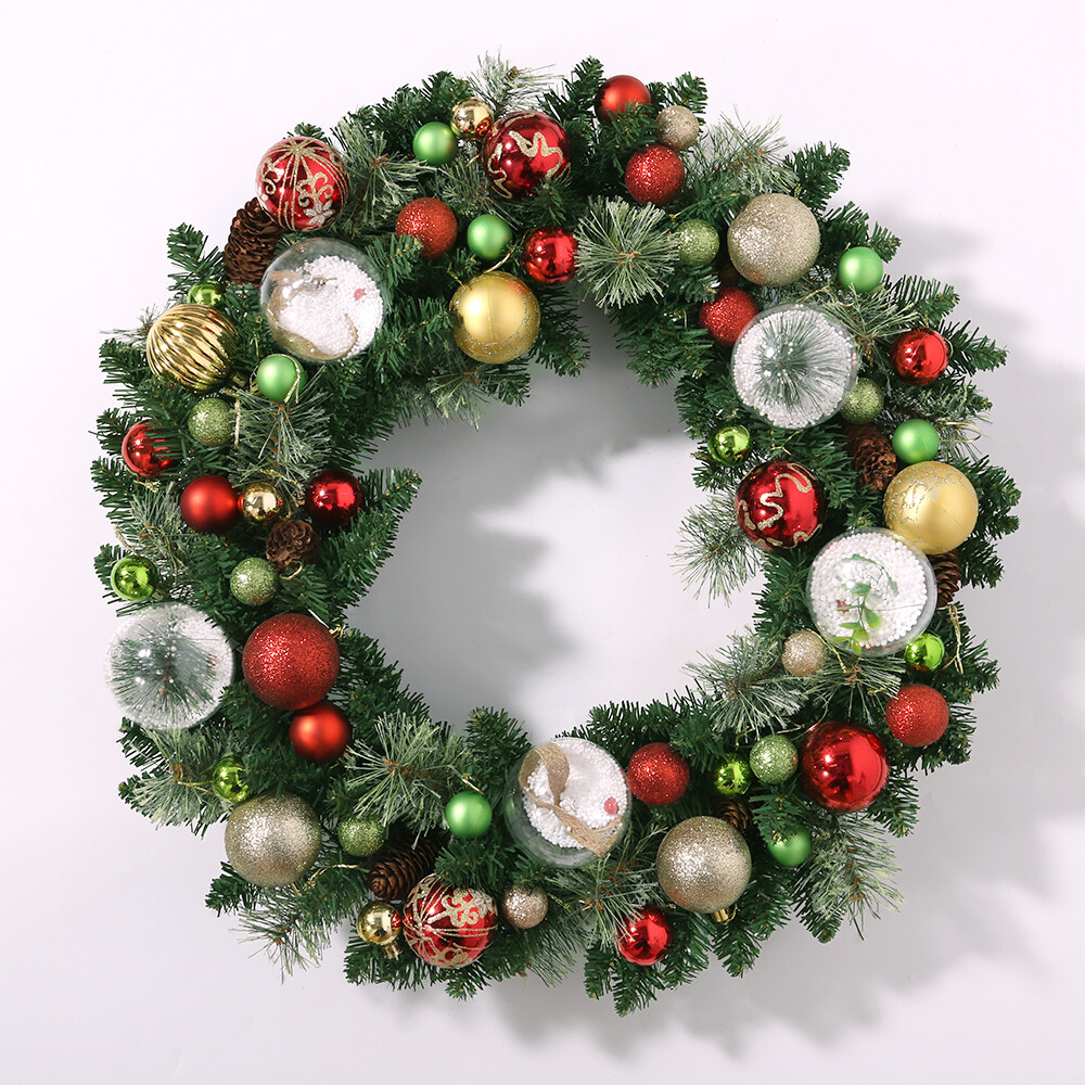 60cm Weihnachtskranz Türkranz Weihnachten Kranz Weihnachtsdeko ...