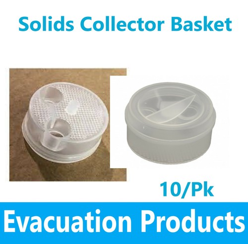 Dental Evacuation Solids Collector Basket Central Vacuum 2-1/8 or 1-7/8 ...