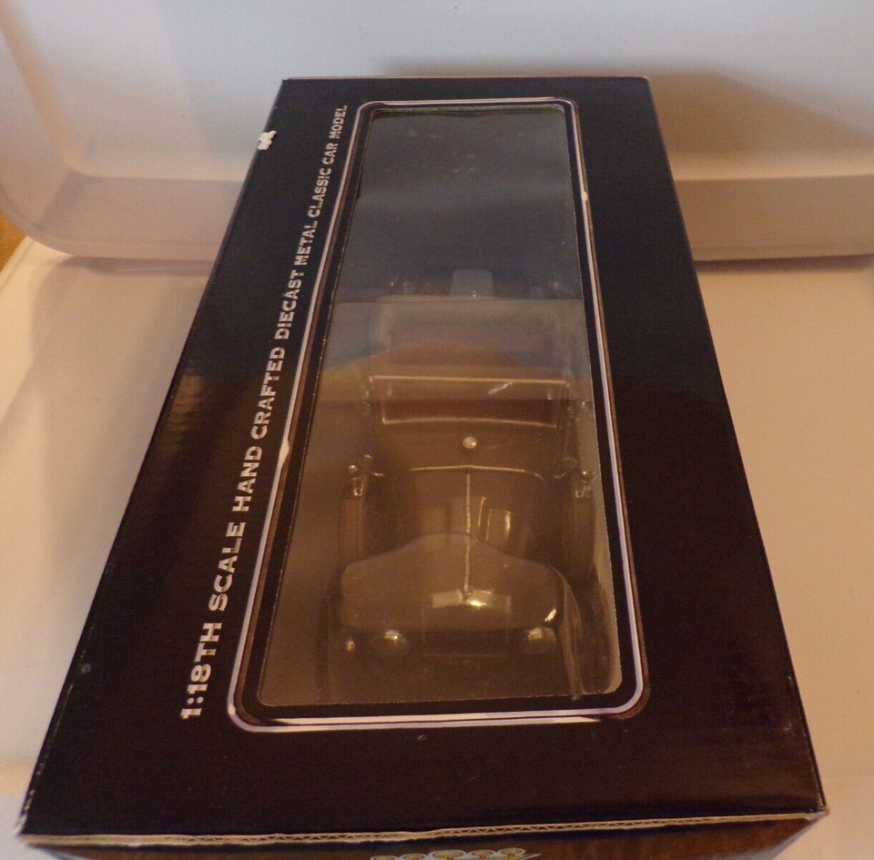 LOOK MOTOR CITY 1931 FORD MODEL A SCALE 1/18 DIECAST BOX | eBay