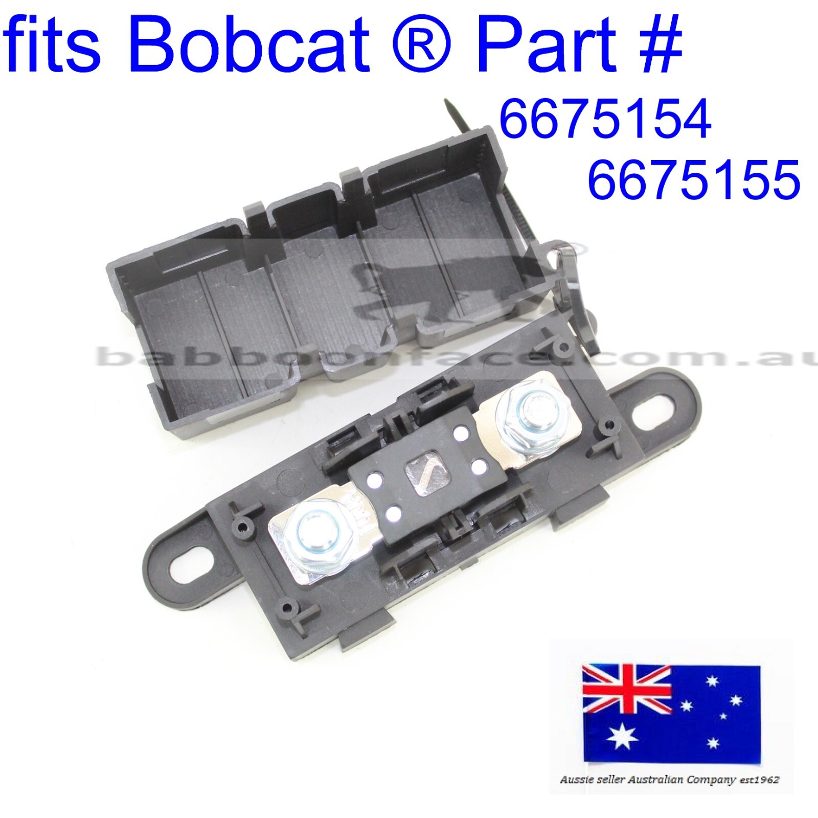 for Bobcat 100 Amp Fuse & Box 751 753 763 773 863 873 883 963 A220 A300 ...