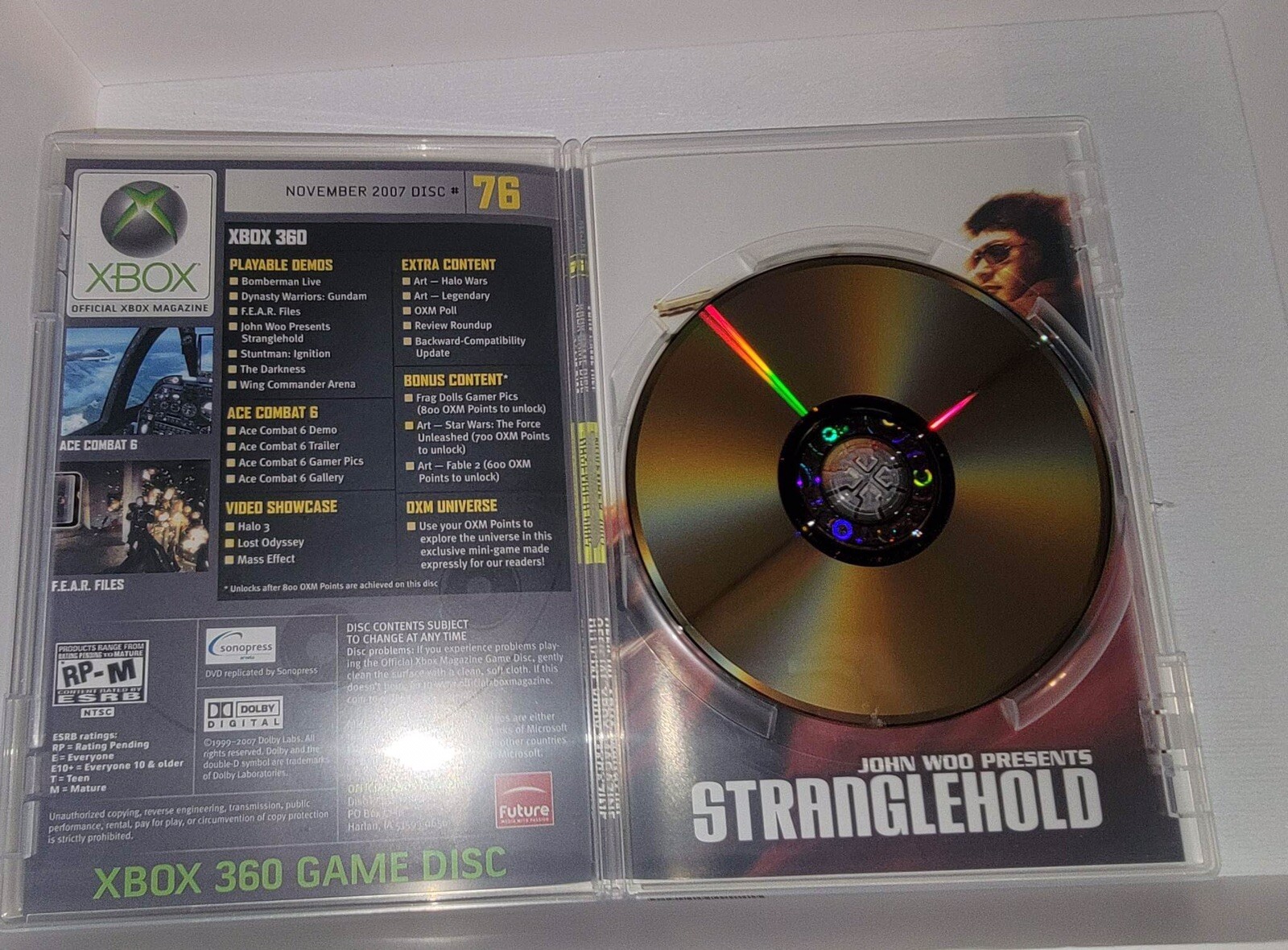 Official Xbox Magazine Game Disc - Xbox 360 Demos - Nov 2007 #76 | eBay