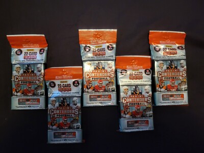 2020 Panini Contenders Football EXCLUSIVE Sealed lot of 5 packs FAT ...