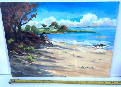 Original plein air Oil Painting 12x9 By Alaska artist Betty Atkinson ...