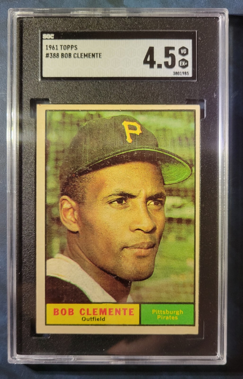 1961 TOPPS #388 ROBERTO (BOB) CLEMENTE SGC 4.5 VG-EX+ | eBay