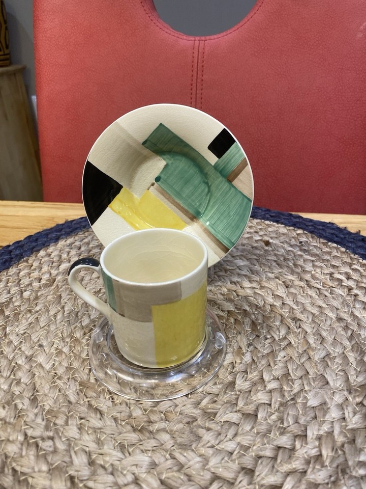 Susie Cooper Geometrics Blocks, Coffee Can & Saucer C1930’s | eBay UK