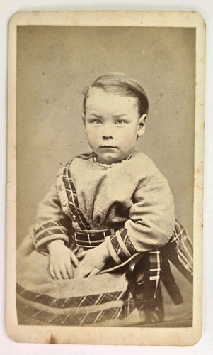 Antique CDV Photo Cute Handsome Victorian Boy Fashion Beckwith West ...