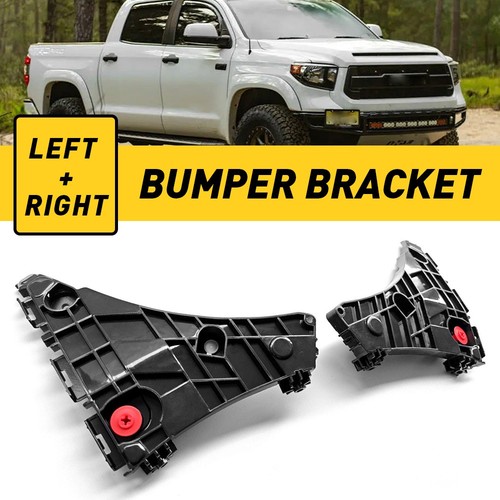 Pair Front Bumper Bracket Black For 2014-2021 Toyota Tundra 52116-0C110 ...
