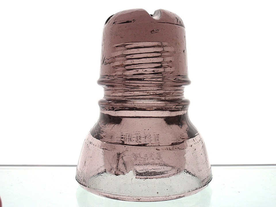 PURPLE CALIFORNIA Glass Crosstop Insulator | eBay