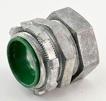 Bridgeport Fittings 252-DCI2, EMT Connector, 1In Comp. Conn. Ins. Zinc ...
