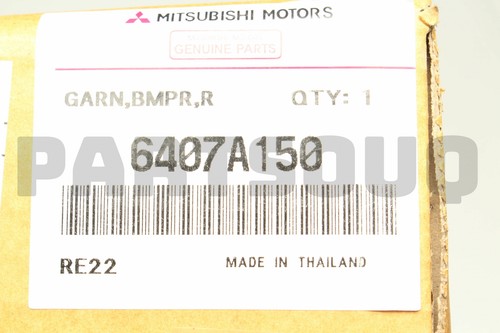 6407A150 Genuine Mitsubishi GARNISH,FR BUMPER SI | eBay