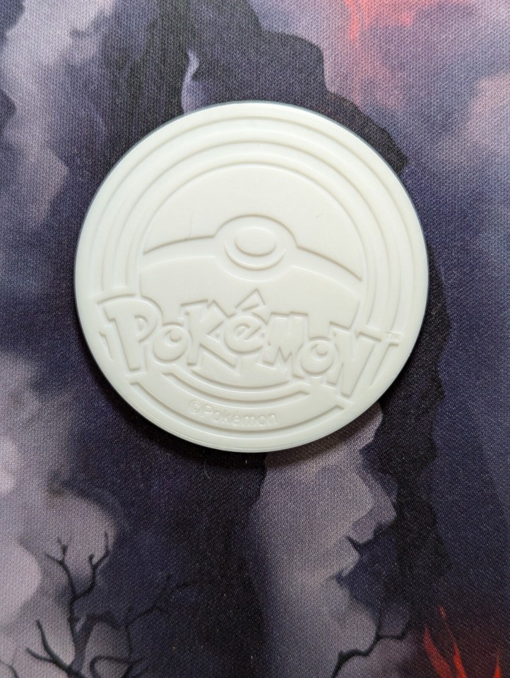 Arceus Jumbo Coin - Pokemon Card TCG - White Back + Silver Chrome | eBay