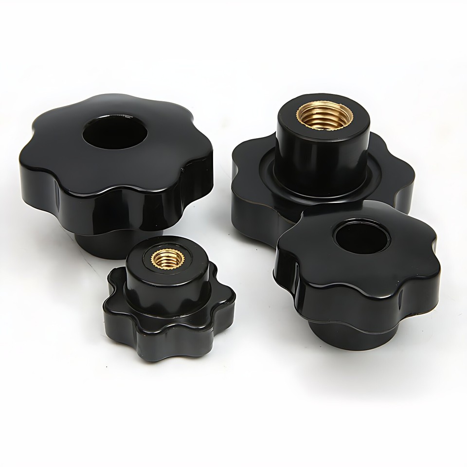 M5 to M16 Knob Female Thread Plastic Star Clamping Nut Knob Screw ...