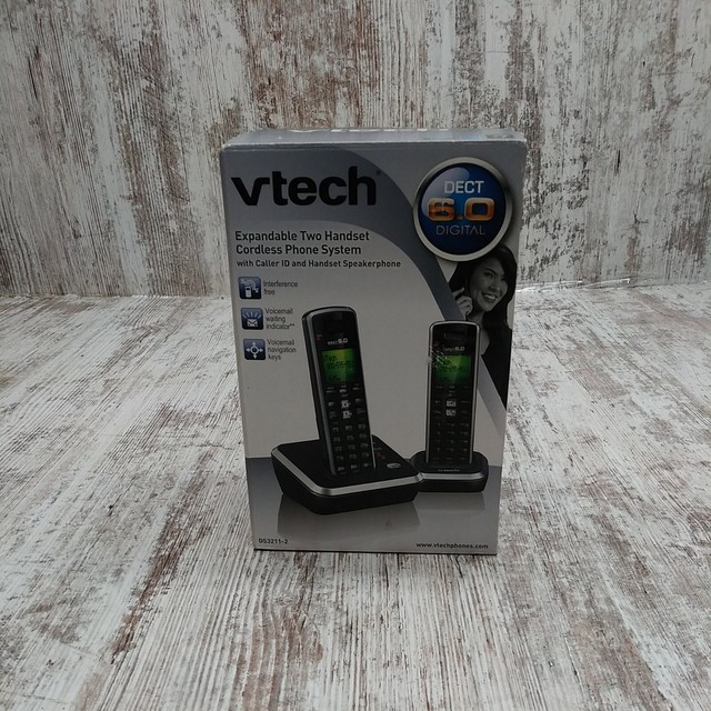 VTech Ds3211-2 DECT 6.0 2-handset Cordless Phone With Caller ID ...
