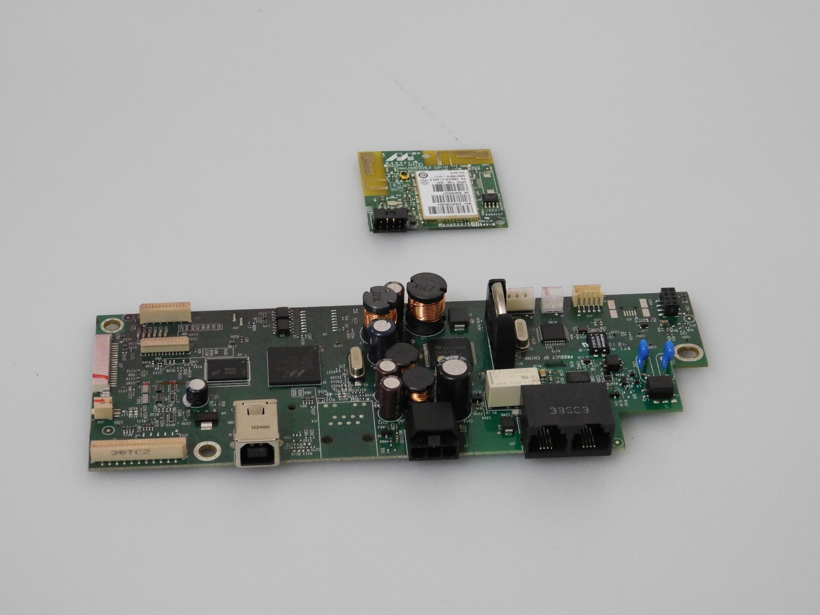 HP OFFICEJET 6600 PRINTER MAIN FORMATTER BOARD w/ wifi, CZ155-60001 ...