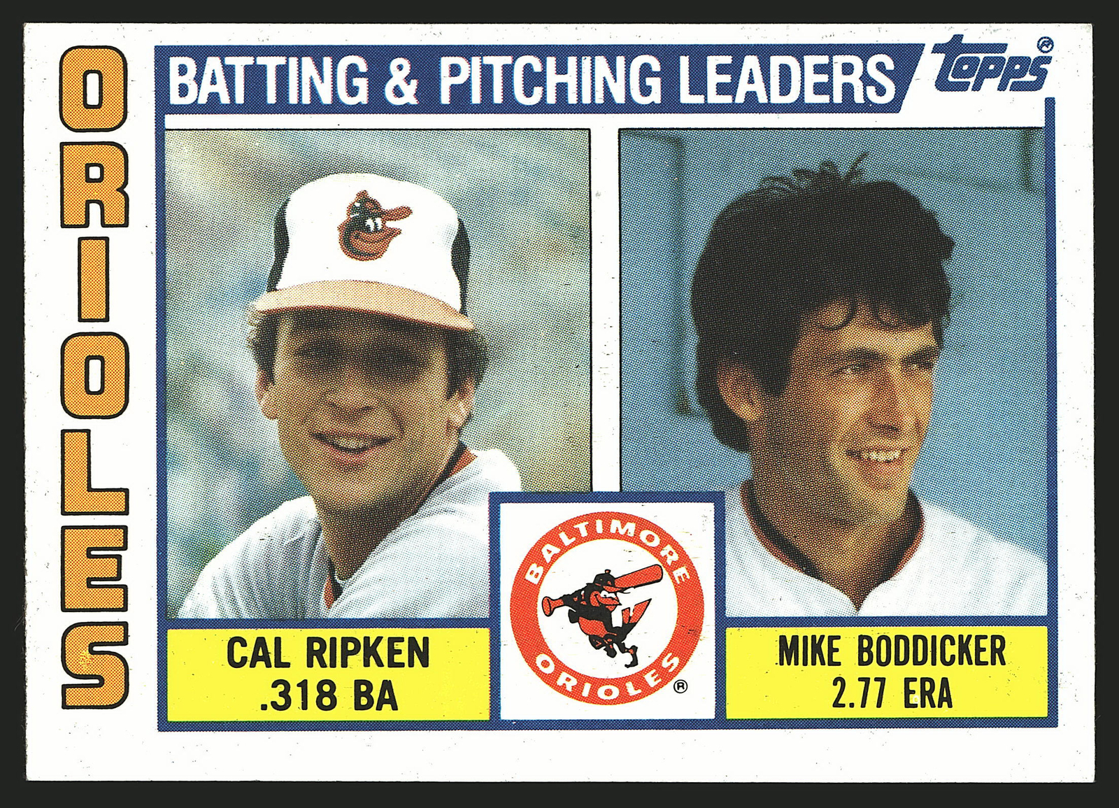 1984 Topps Cal Ripken CL TL #426 | eBay