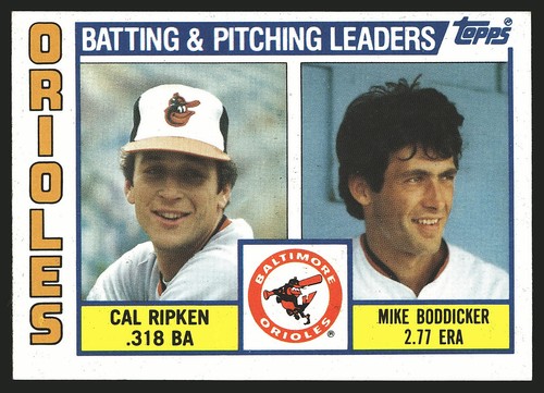 1984 Topps Cal Ripken CL TL #426 | eBay