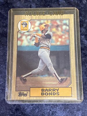 🌎Vanishing World 🔥 21 Errors 🏴‍☠️1987 Topps #320 Barry Bonds Rookie ...
