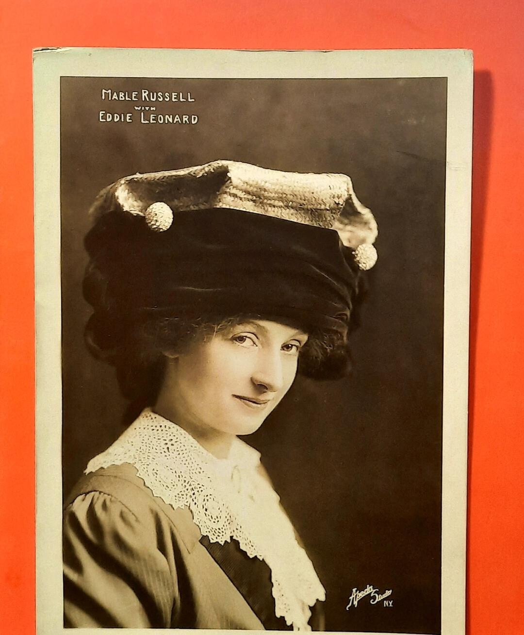 VAUDEVILLE ACTRESS SINGER MABLE RUSSELL HAND SIGNED AUTOGRAPH PHOTO ...