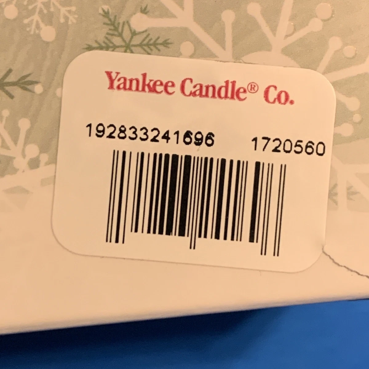 Yankee Candle Barcode