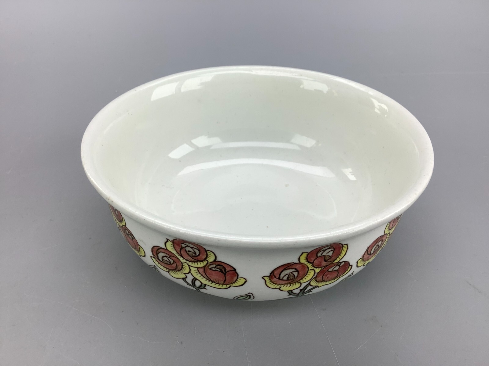 Antique Furnivals Ceramic Bowl Floral Design | eBay Australia