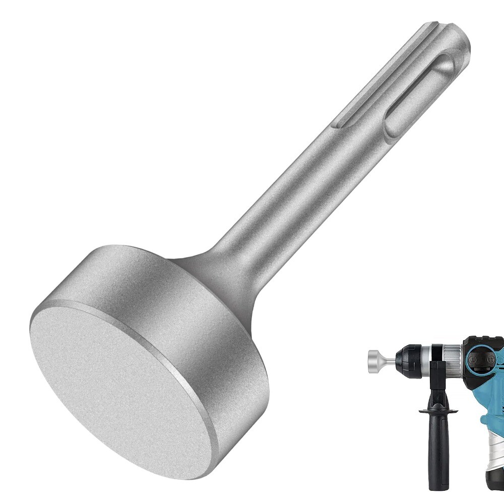 SDS Plus Ground Rod Driver Cap Silver Pad Tool Driving Grounding Rods ...