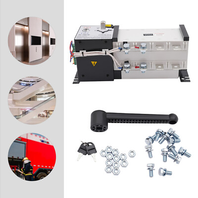 Industrial Dual Power Automatic Transfer Switch 250A 4P Auto and Manual ...