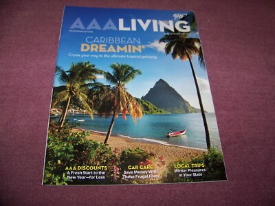 Caribbean Dreamin' AAA Living Magazine 2017 AAA Travel & Information | eBay