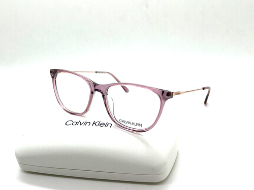 Calvin Klein WOMEN'S CK 18706 535 PINK GOLD OPTICAL Eyeglasses 53-16 ...