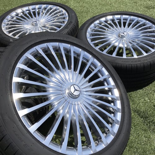 23" Mercedes Maybach Wheels RIMS Tires NEW SET GLS600 GLS GLS63 GLS580 ...