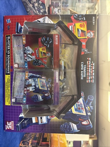 Transformers Trading Card Game - Blaster VS Soundwave 35th Anniversary ...