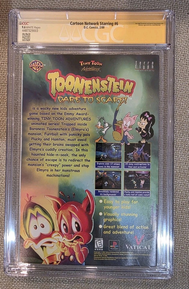 Cartoon Network Starring Johnny Bravo #6 CGC SS 9.6 Van Partible & Jeff ...