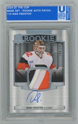 2024-25 UD The Cup Rookie Auto Patch Ivan Fedotov RC 164/249 (FelVia ...