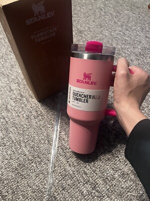 Stanley 40oz Flamingo Pink Tumbler Stainless Steel H2.0 FlowState ...
