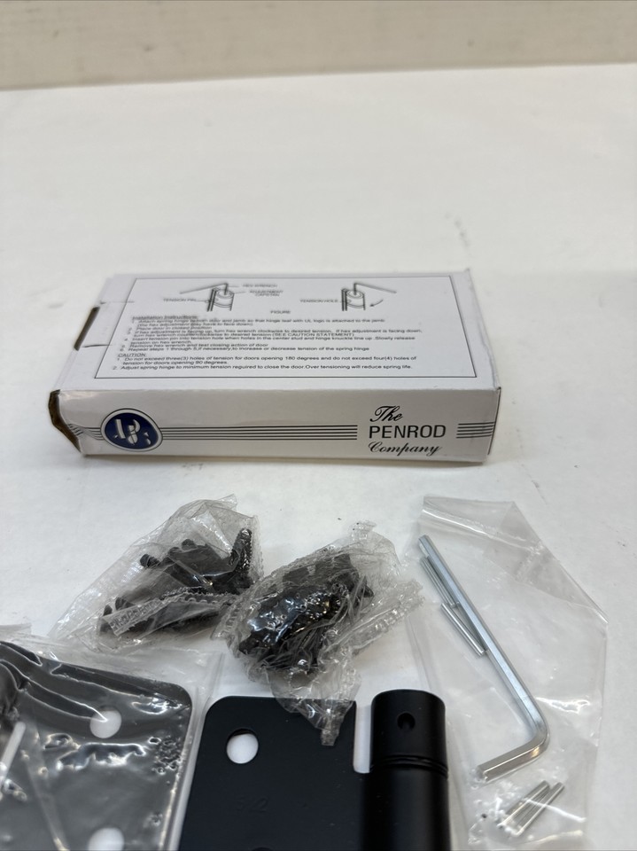 Penrod Spring Hinges Doors 4 in 5/8 Inch Radius Bright Brass MH4.0AUPC1 ...