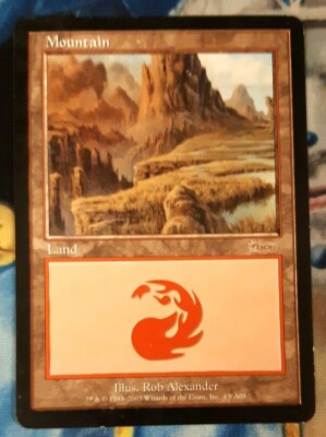 Mountain MTG Arena Promo Rob Alexander 2003 Slightly Played x1 JS6 | eBay