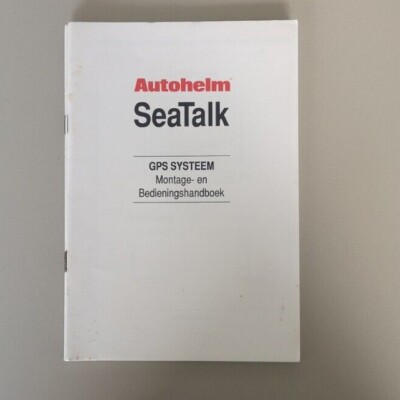 AUTOHELM SeaTalk GPS System Montage en Bedieningshandboek | eBay