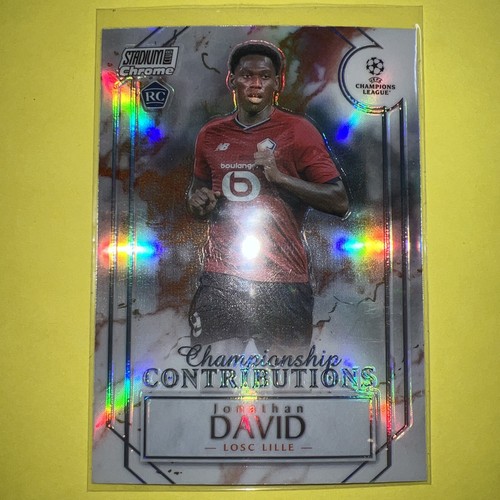 2021 Topps Stadium Club Chrome CCJF Jonathan David Championship ...