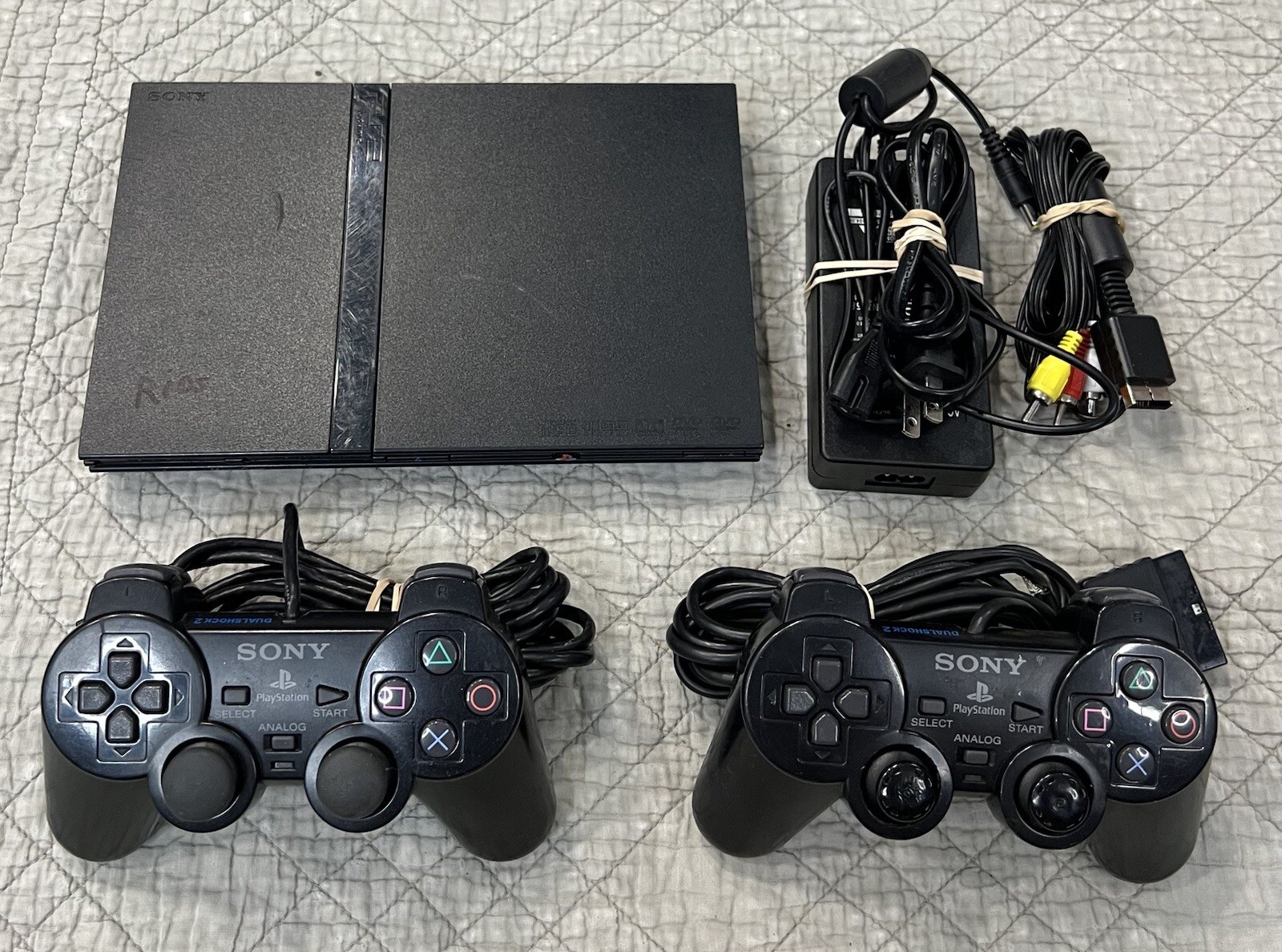 PlayStation 2 PS2 Slim Console + 2 PS2 Controllers | eBay