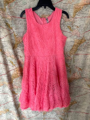 Beautees girls pink dress size 16 | eBay