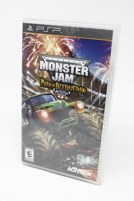 Monster Jam Path of Destruction - PSP Playstation Portable - New Sealed ...