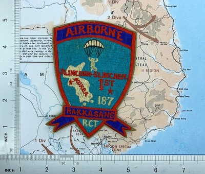 Patch , 187th , 101 AIRBORNE RECON , RAKKASAN , 187th PATCH , S4 | eBay