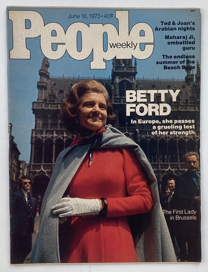 VTG People Weekly Magazine June 16 1975 Vol 3 #23 Betty Ford in Europe ...