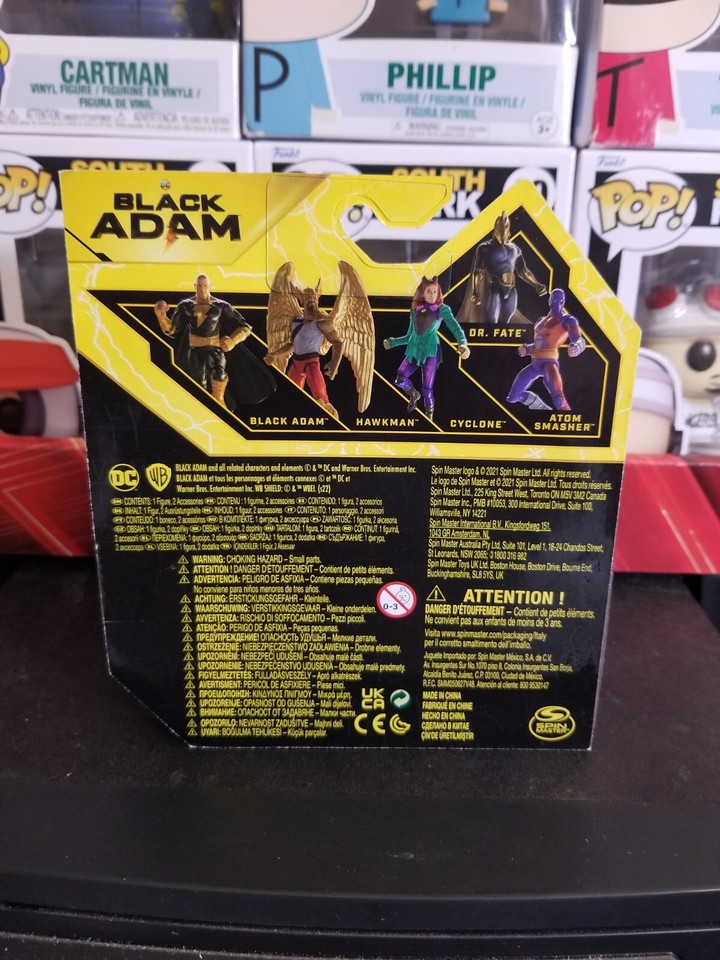 NEW! Black Adam Movie 4" BLACK ADAM Action Figure First Edition | eBay