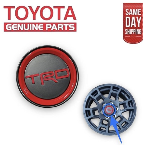 16 - 24 TOYOTA 4RUNNER TRD PRO 17'' 6 SPOKE ALLOY WHEEL BLACK CENTER ...