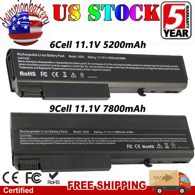 TD06 Battery for HP EliteBook 8440P 6930P 6530B 6730B ProBook 6455B ...