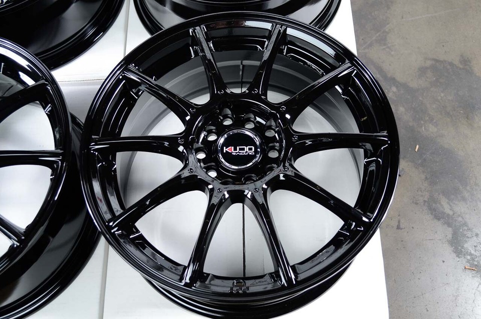Kudo Racing Flow Formed Lightweight 10.8 LBS Wheels Rims 15x7 5x100 ...