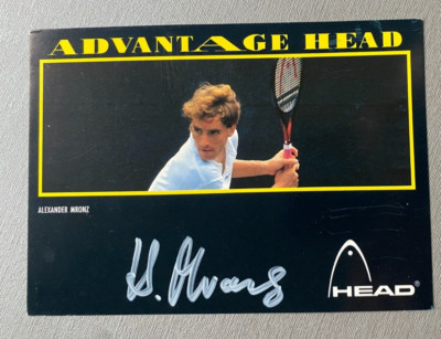 ALEXANDER MRONZ Tennis original signed Autogrammkarte 10x15 Autogramm ...