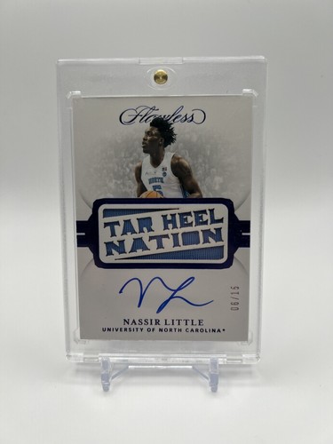 2019 Panini Flawless Team Slogan Nassir Little Jersey Auto /15 UNC Tar ...