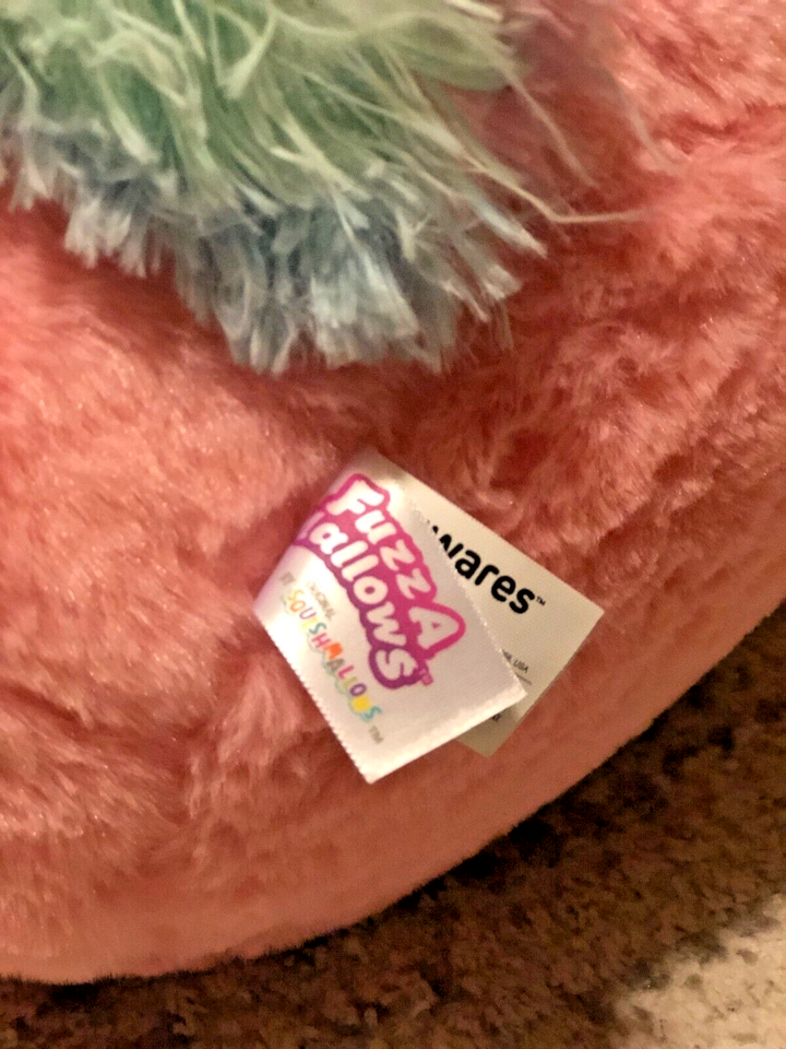 Squishmallows Plush 12 Inch Amina Pink Squirrel ULTRA RARE Fuzz-A ...