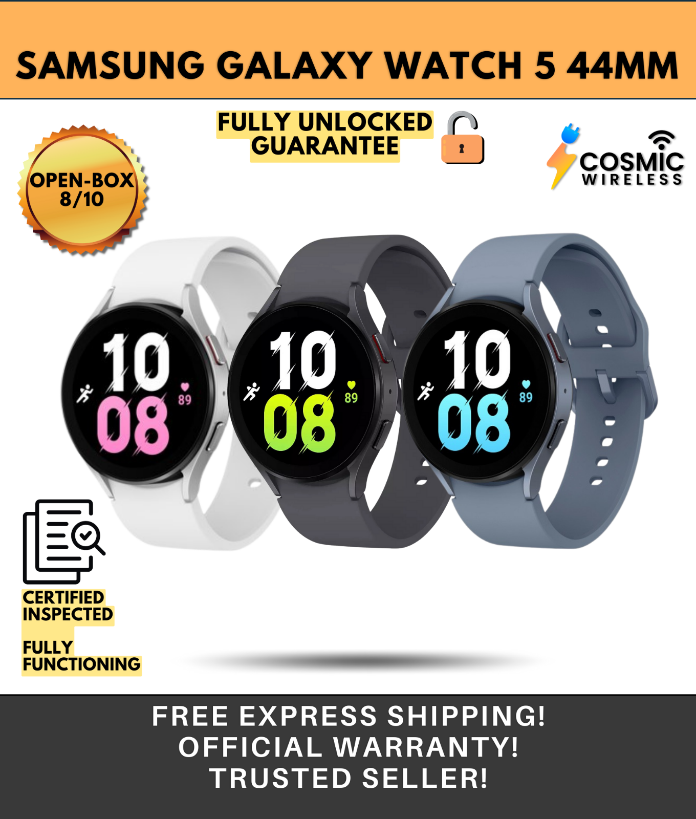 Samsung Galaxy Watch 5 44mm (SM-R915U) - (LTE/Cellular/GPS) | eBay